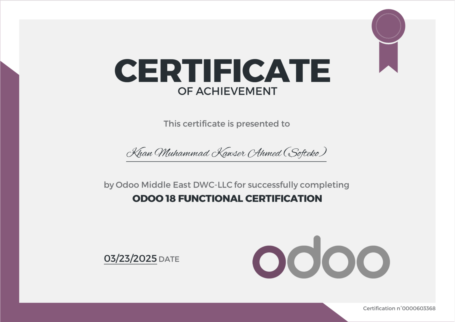 Odoo 18 Functional Certification Preparation Guideline - Softeko